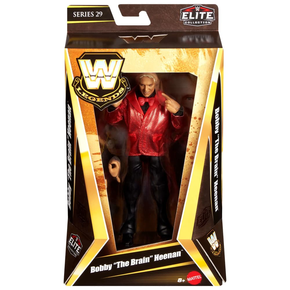 WWE Elite Legends Bobby “The Brain” Heenan Action Figure | Mattel ...