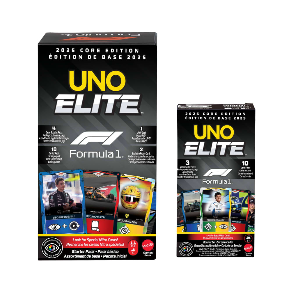 UNO Elite Formula 1® 2025 Core Edition Starter Pack | Mattel Creations