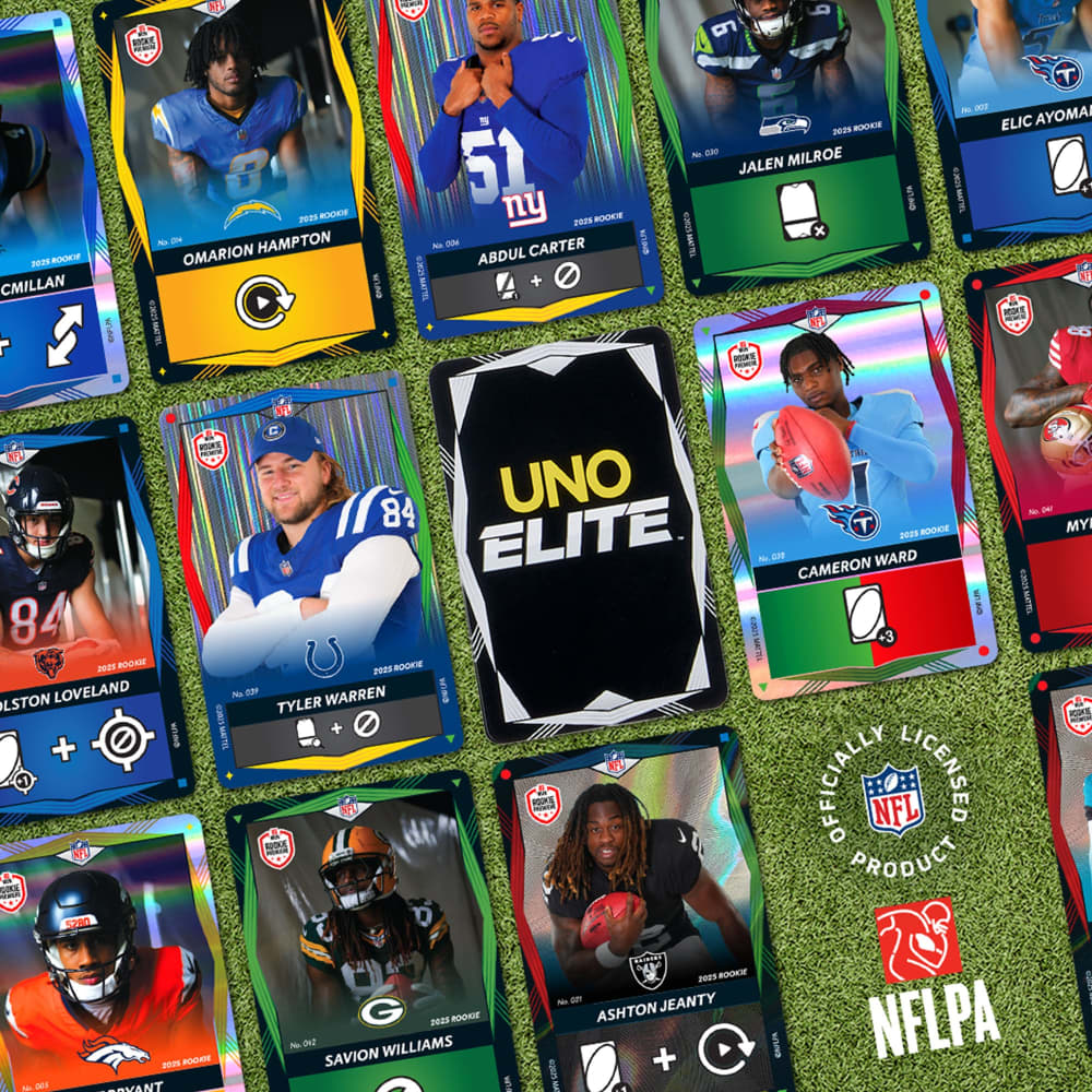 UNO Elite NFL 2025 Rookie Bundle | Mattel Creations