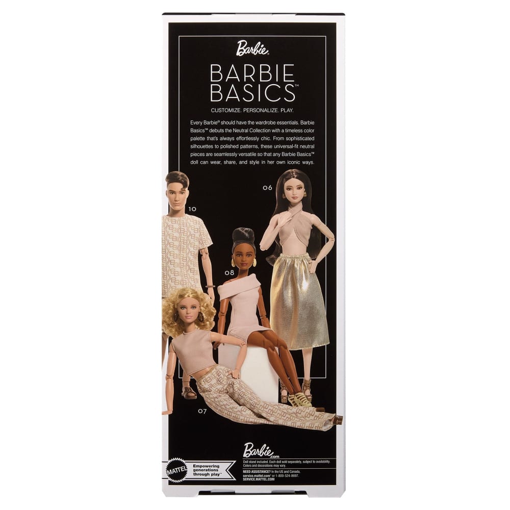 Barbie Basics 2026 Neutrals Series, Model 07 | Mattel Creations