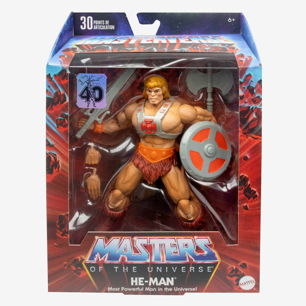 Masters of the Universe Masterverse He-Man 40th Anniversary Action Fig ...