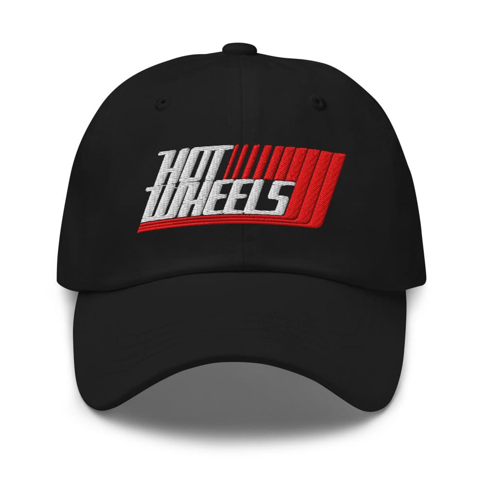 Hot Wheels Racing Logo Black Dad Hat | Mattel Creations