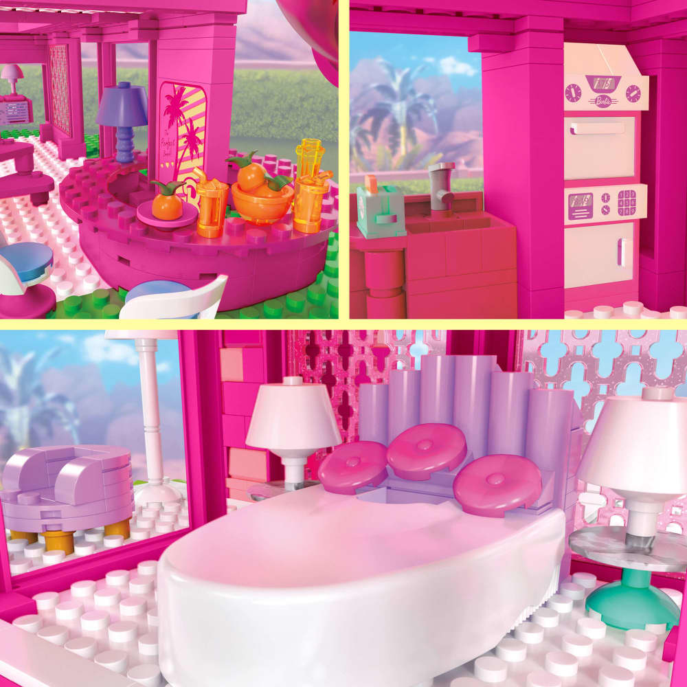 MEGA Barbie The Movie Replica DreamHouse Building Kit – Mattel Creations