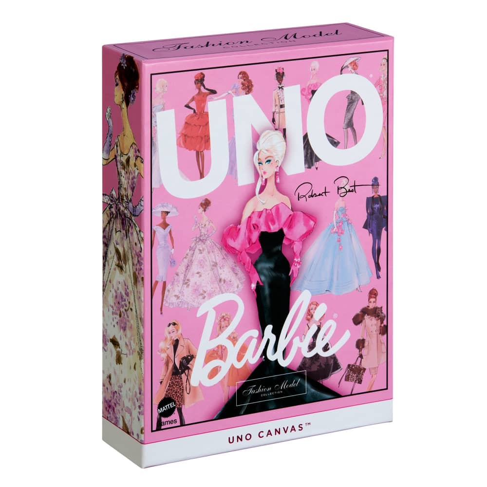 UNO Canvas Barbie Fashion Model Collection Deck | Mattel Creations