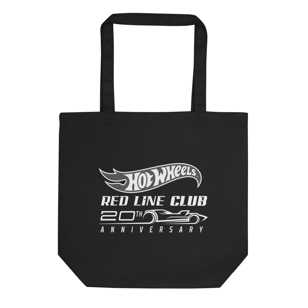 Hot Wheels® Red Line Club® 20th Anniversary Silhouette Logo Tote - Bla ...