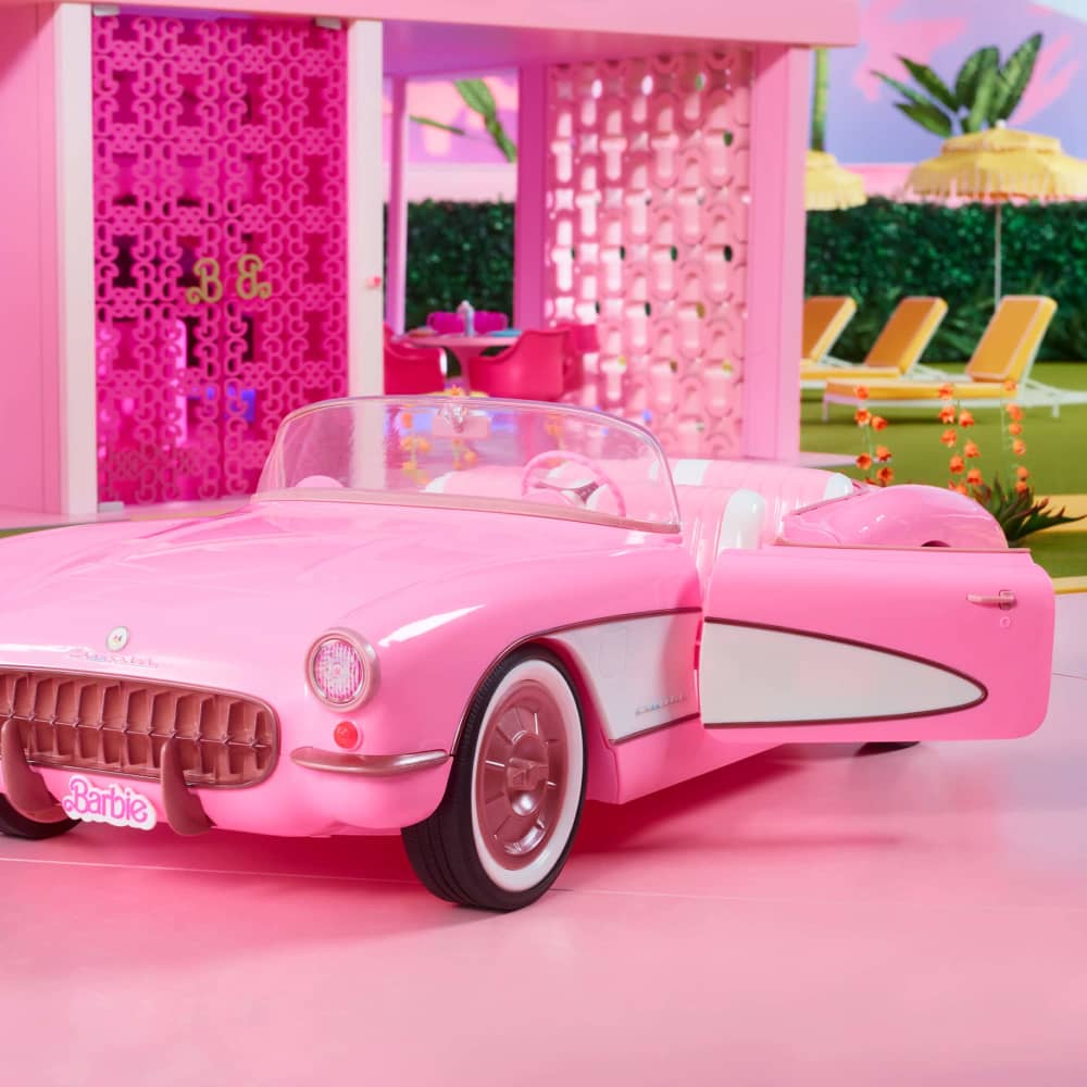 Barbie The Movie Pink Corvette Convertible | Mattel Creations
