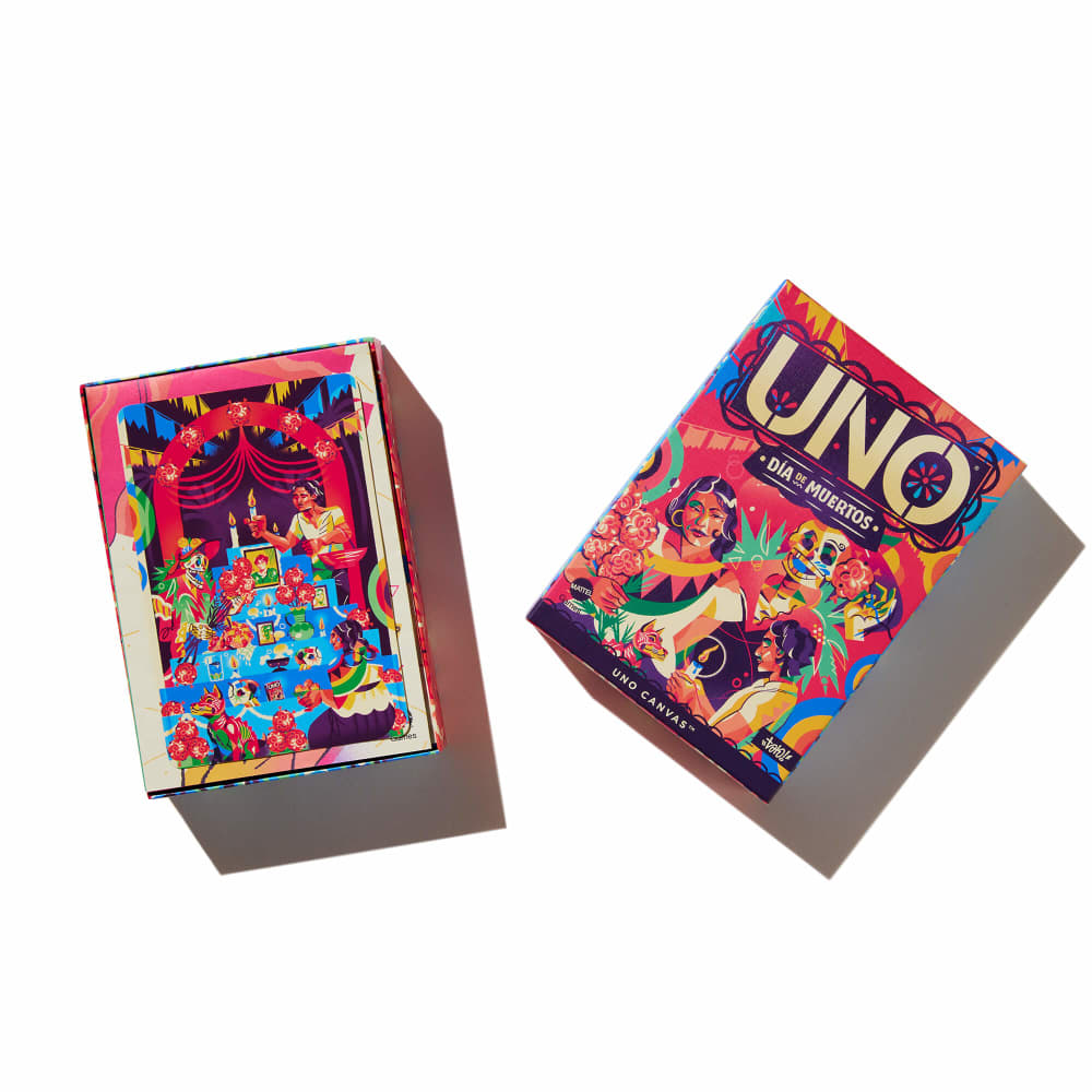 UNO Canvas Día de Muertos Card Game | Mattel Creations