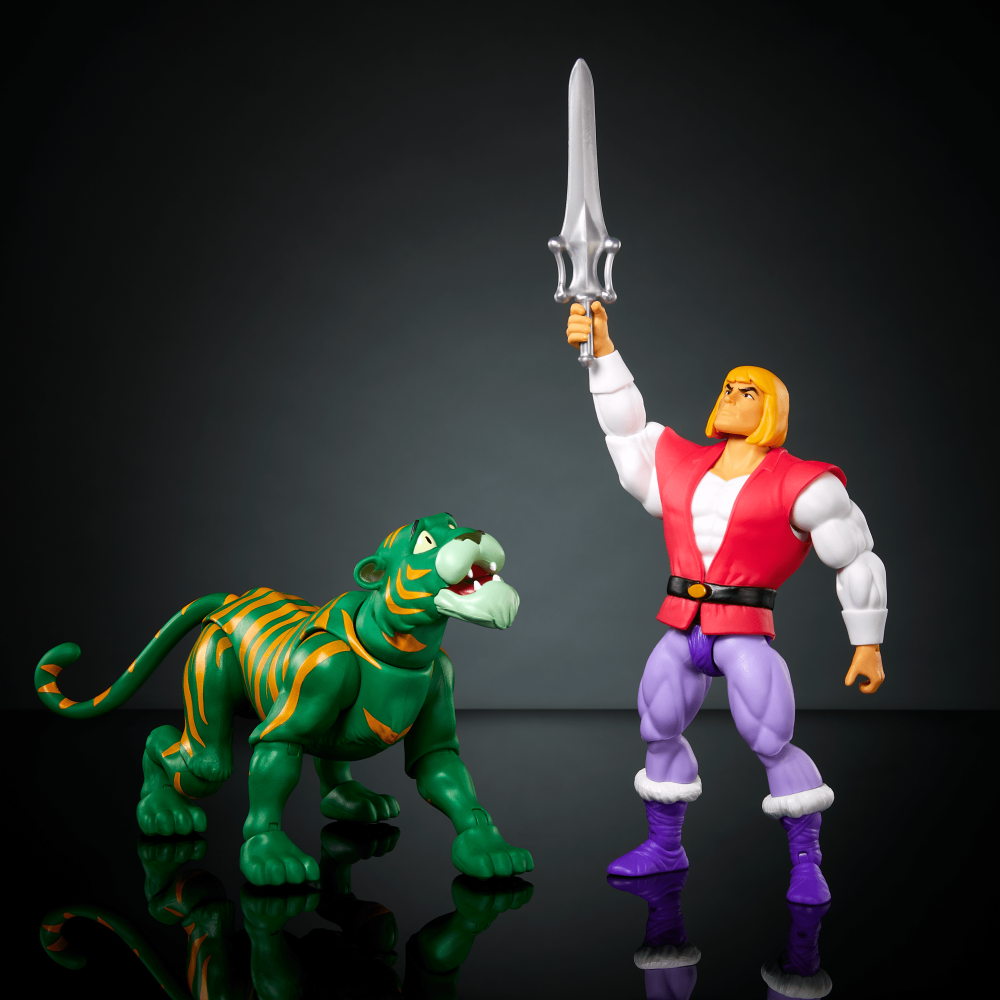 MOTU Origins Prince Adam & Cringer 2-Pack Action Figures | Mattel Creations