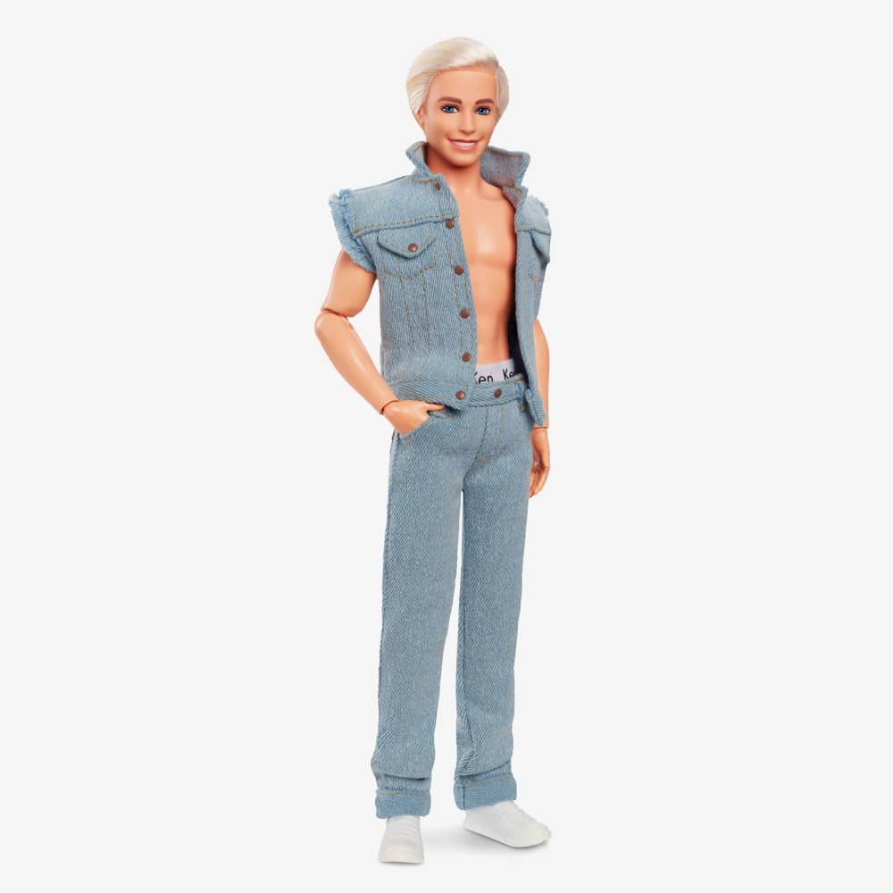 Ken Doll Wearing Denim Matching Set – Barbie The Movie | Mattel Creations