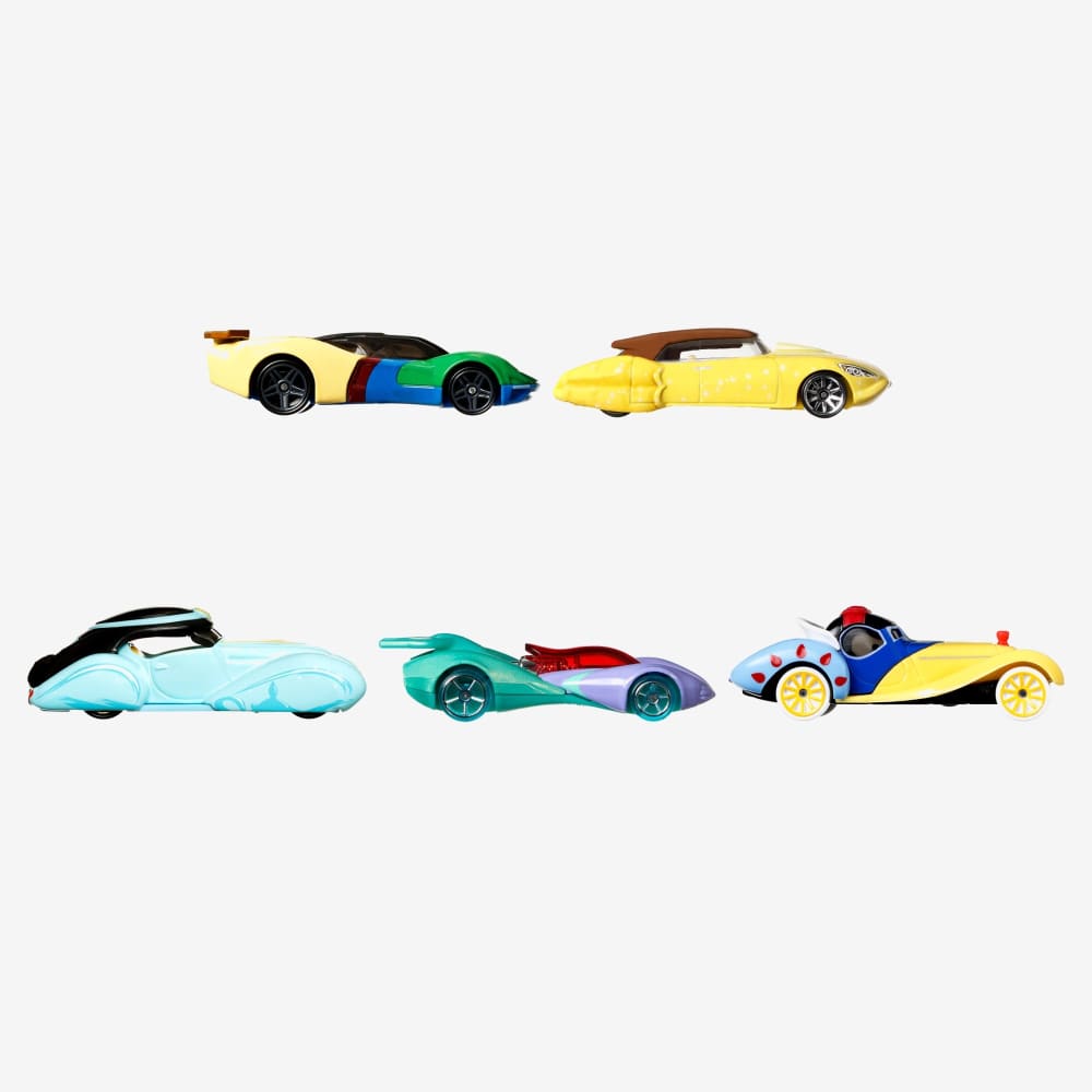 Hot Wheels Disney Princess Character Cars, Set of 5 | Mattel Creations