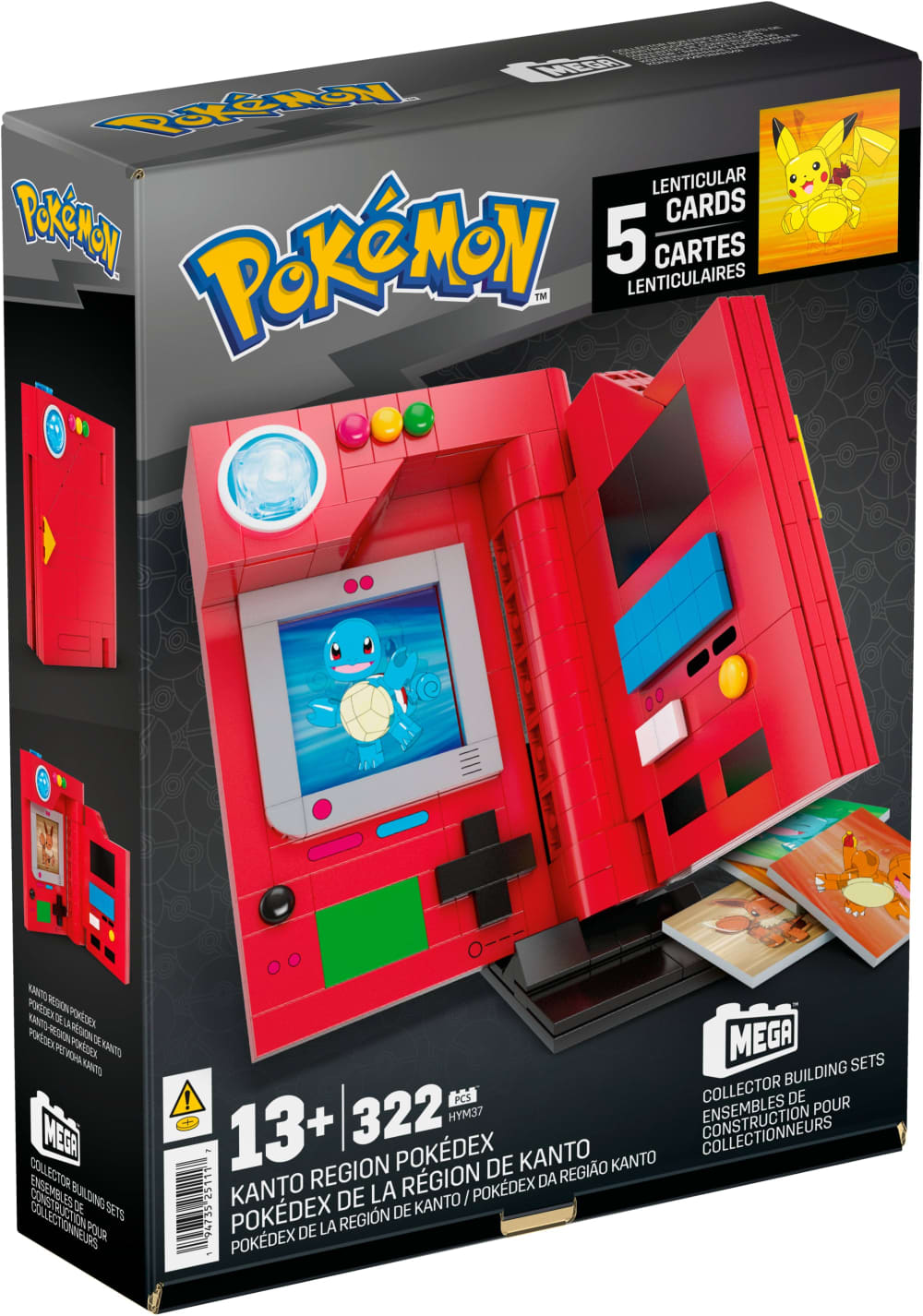 MEGA Pokémon Kanto Region Pokédex Building Kit | Mattel Creations