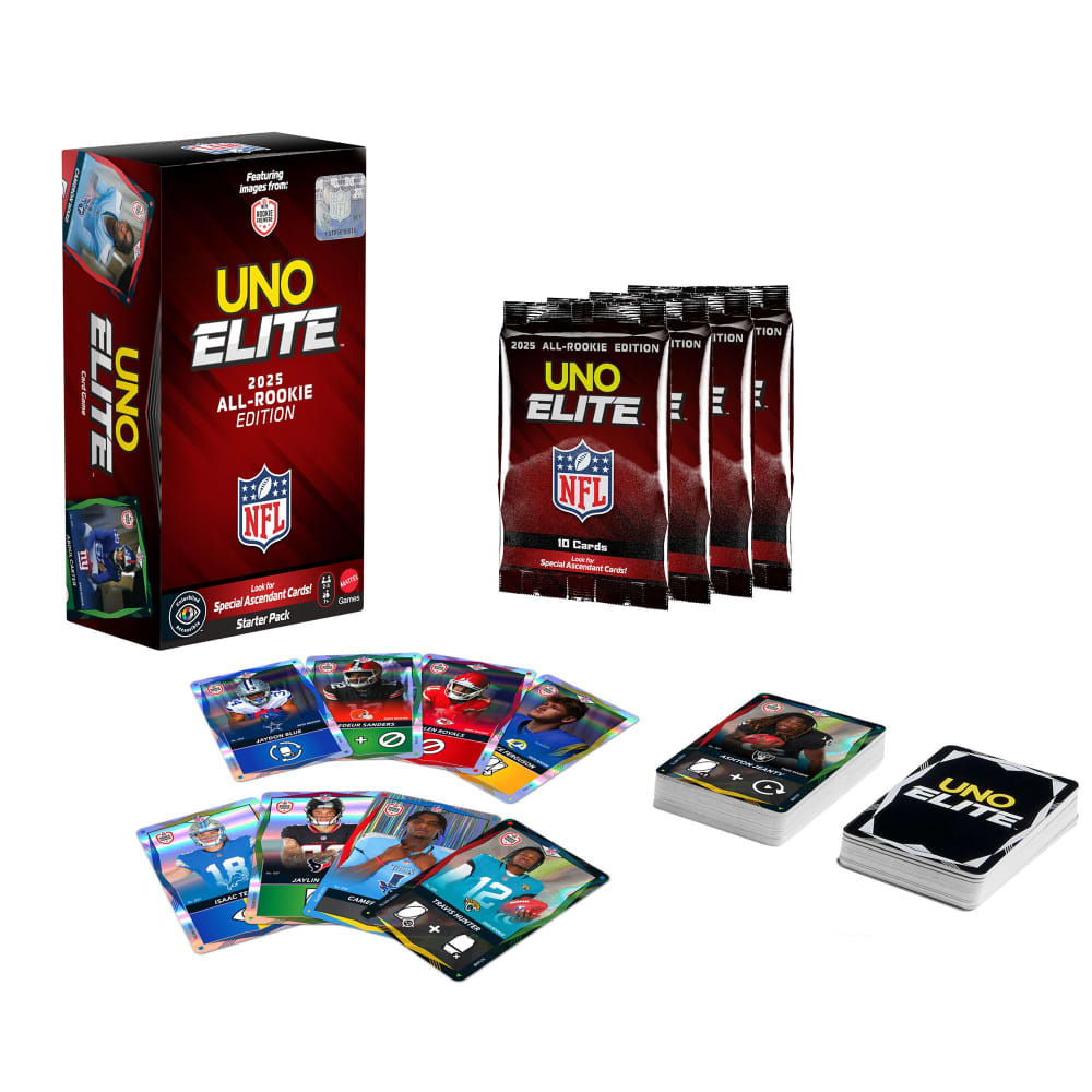 UNO Elite NFL 2025 All-Rookie Starter Pack | Mattel Creations