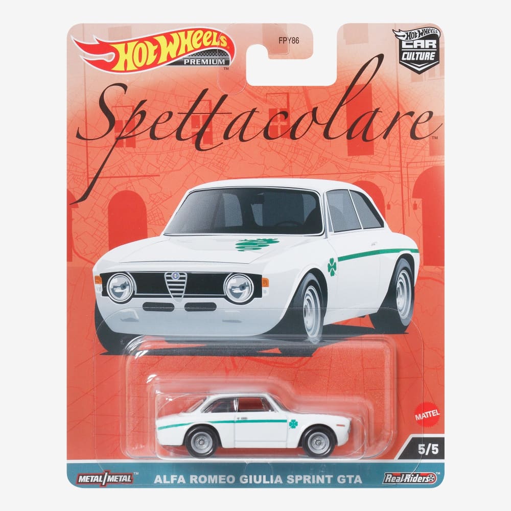Hot Wheels Premium Car Culture Spettacolare – Alfa Romeo Giulia Sprint ...