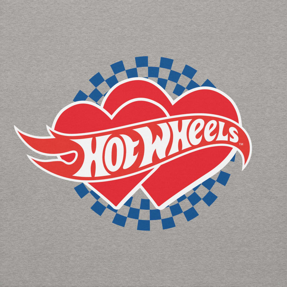 Hot Wheel Checkered Hearts Hoodie | Mattel Creations