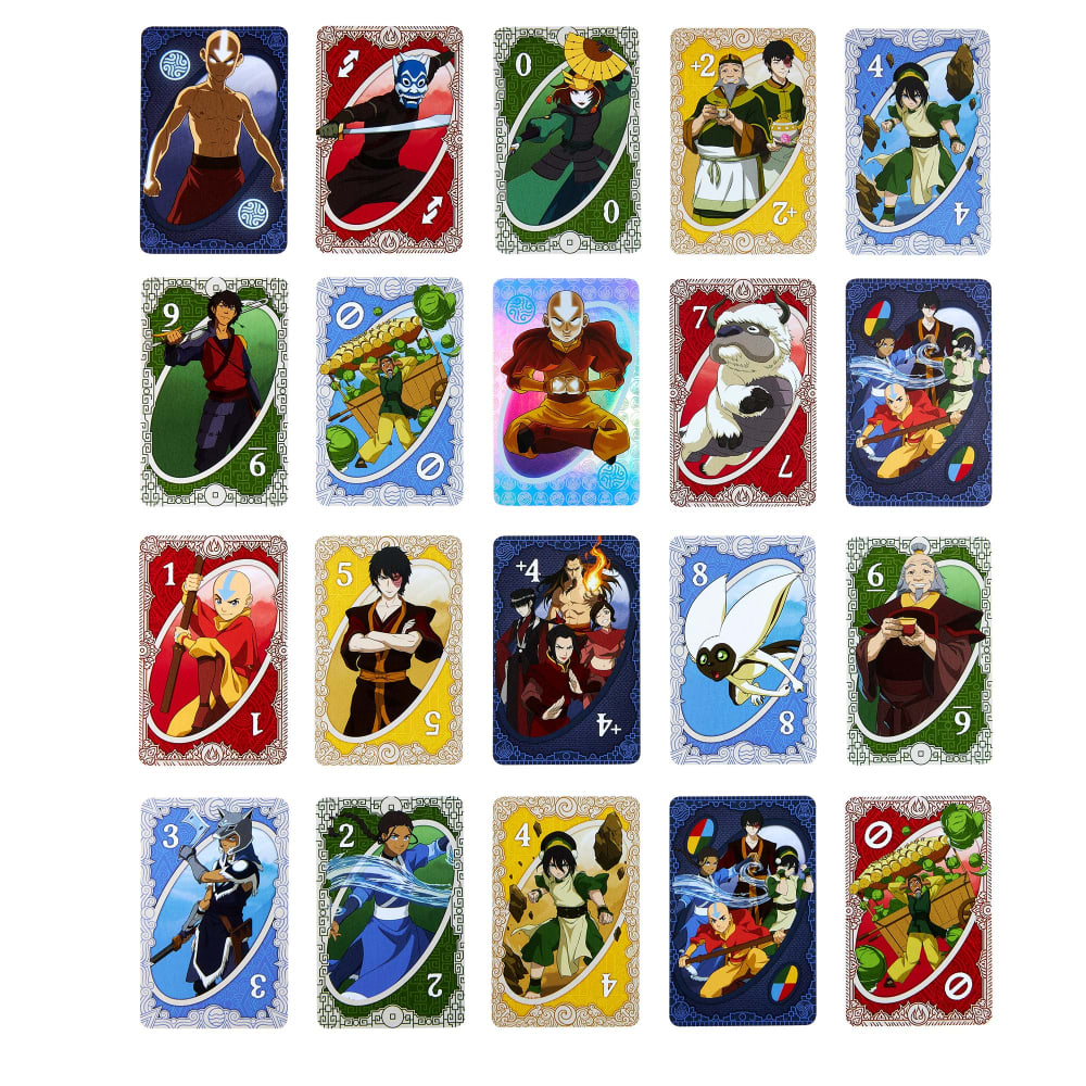 UNO Fandom Avatar: The Last Airbender Game | Mattel Creations