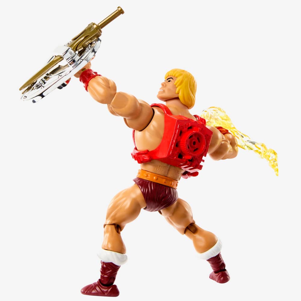 Masters of the Universe Origins Thunder Punch He-Man Deluxe Action Fig ...