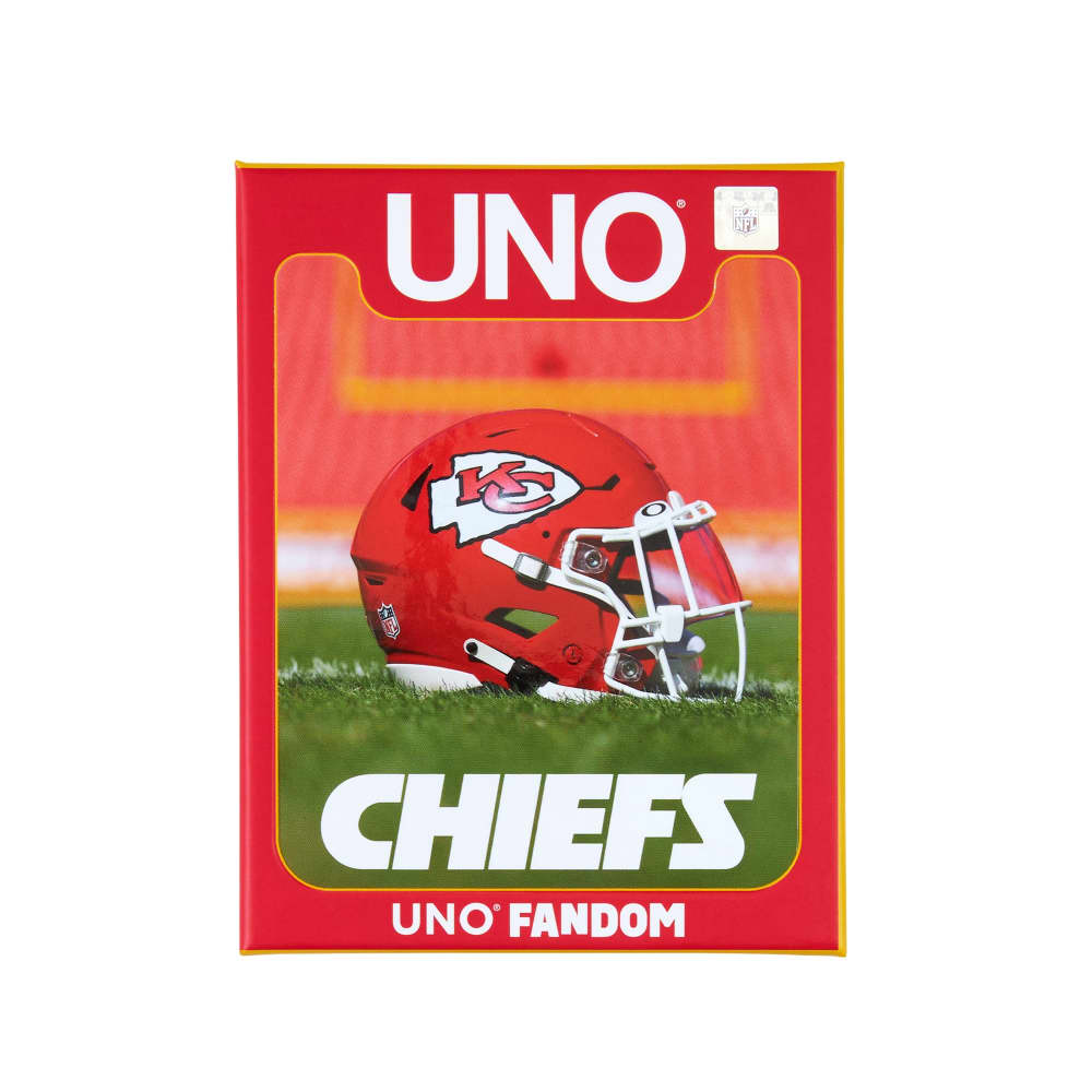UNO Fandom NFL Chiefs Game | Mattel Creations