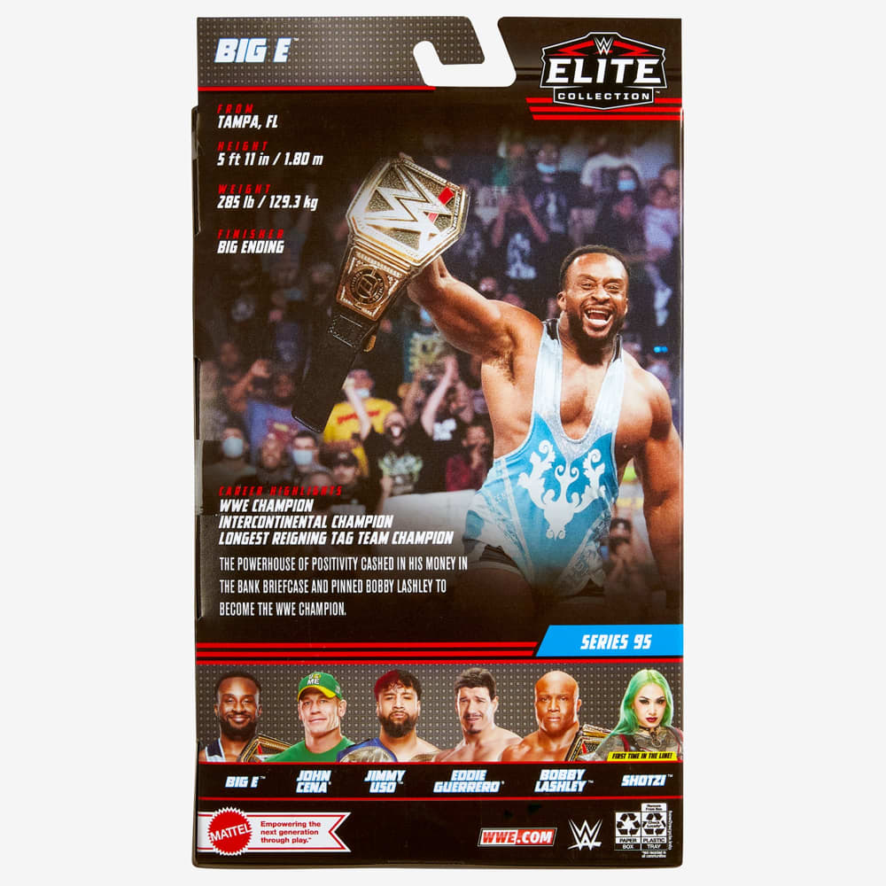 WWE Big E Elite Collection Action Figure | Mattel Creations