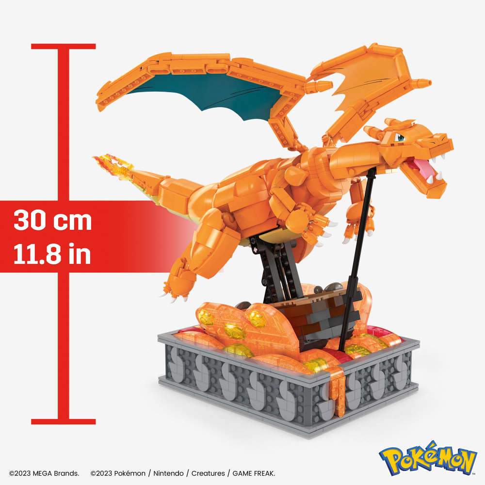 MEGA Pokémon Charizard Building Kit | Mattel Creations