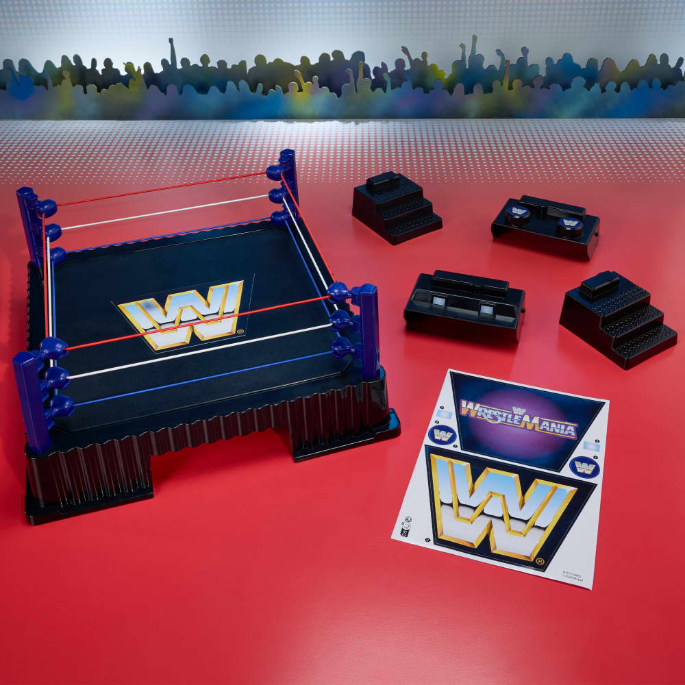 WWE Retro WrestleMania Ring for Retro Action Figures – Mattel Creations