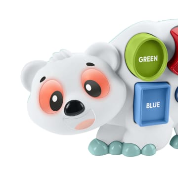 Fisher-Price Linkimals Puzzlin' Shapes Polar Bear - French Version | Mattel