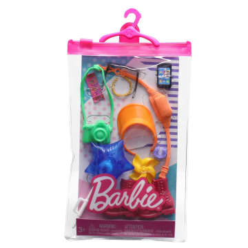 Barbie Accessories, Storytelling Pack for Barbie Dolls, Amusement Park ...