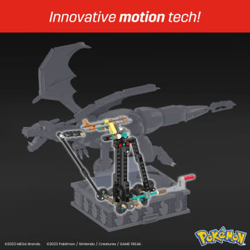 MEGA Pokémon Charizard Building Kit with Motion (1663 Pieces) for ...
