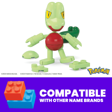 MEGA Pokémon Treecko Building Toy Kit, Poseable Action Figure (22 ...