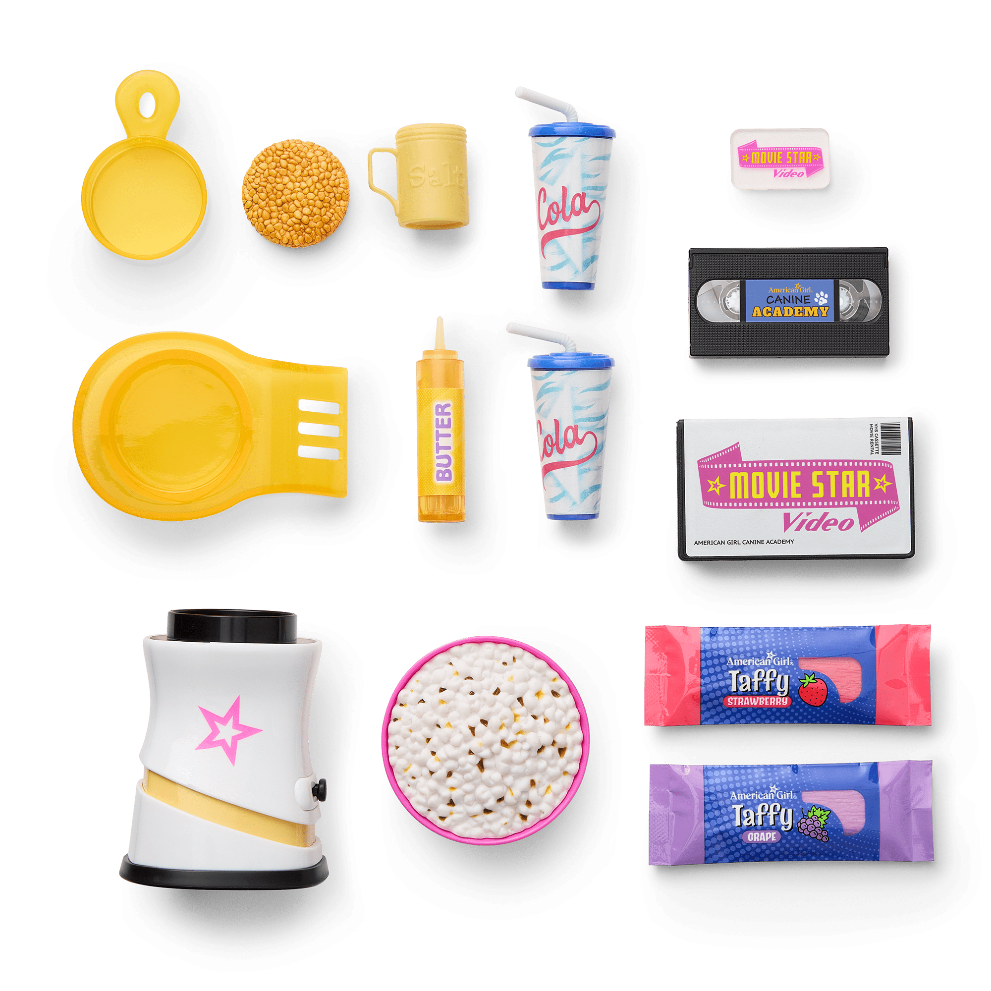 American girl doll popcorn set store