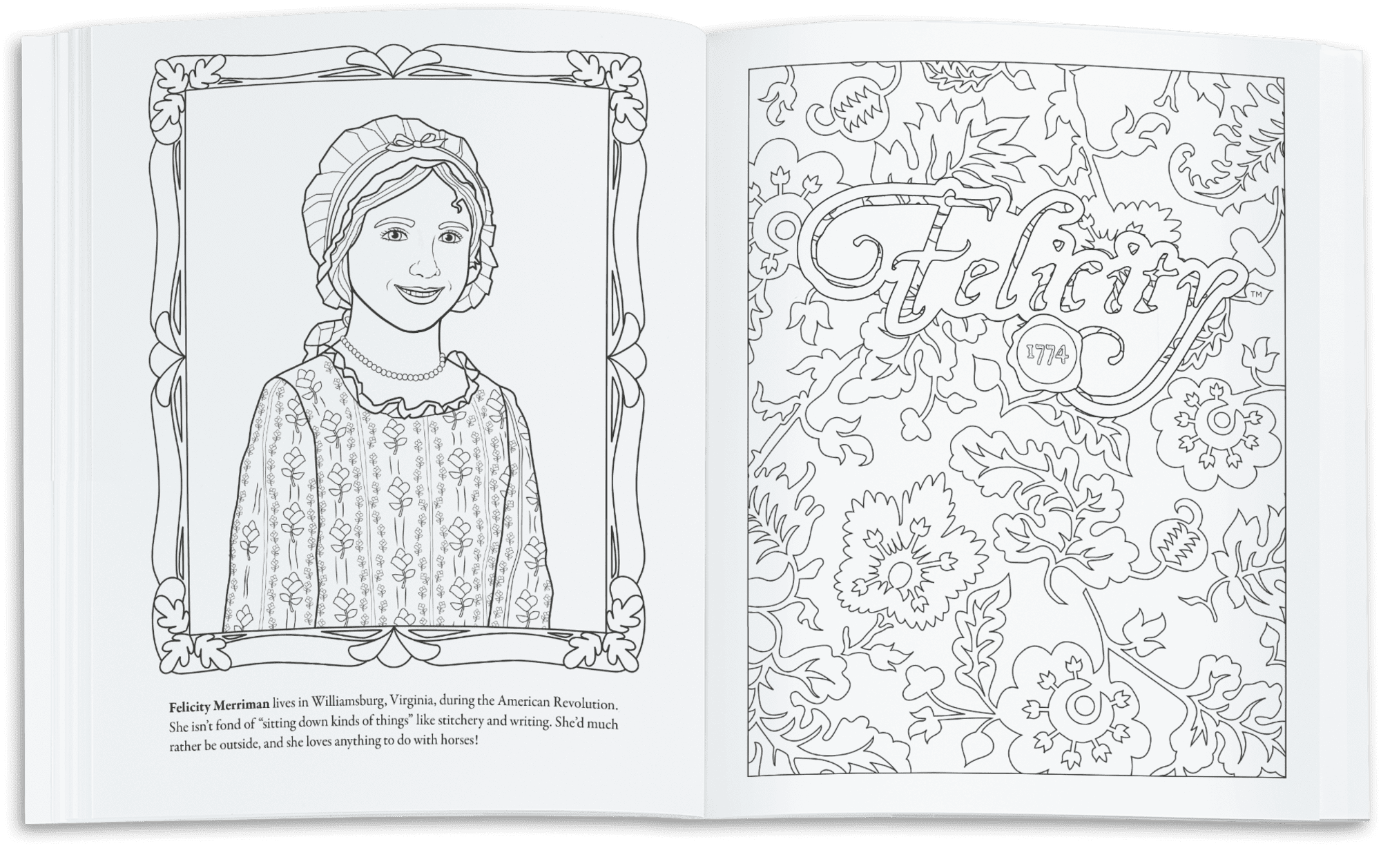 coloring pages american girl doll