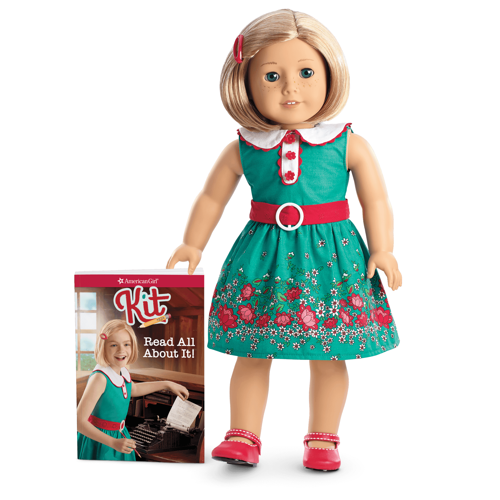 American girl kit christmas dress store