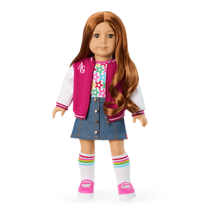 Truly Me™ 18-inch Doll #103 with wavy red hair | American Girl®