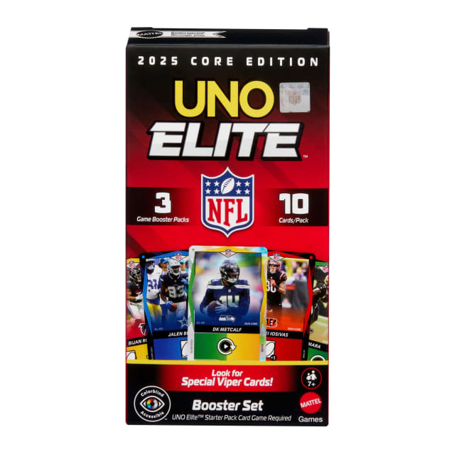 UNO Elite NFL 2025 Core Edition Booster Set (Mainline) | Mattel