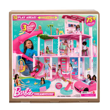 Barbie Droomhuis, Zwembadfeestje Poppenhuis met meer dan 75 onderdelen ...