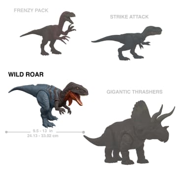 JURASSIC WORLD WILD ROAR Ceratosaurus | Mattel