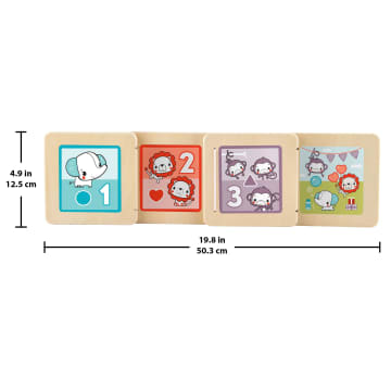 Fisher-Price Wooden Tummy Time Panel | Mattel